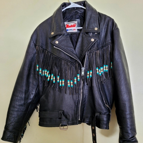 Route 66 | Jackets & Coats | Vintage Black Leather Route66 Womens Xl ...